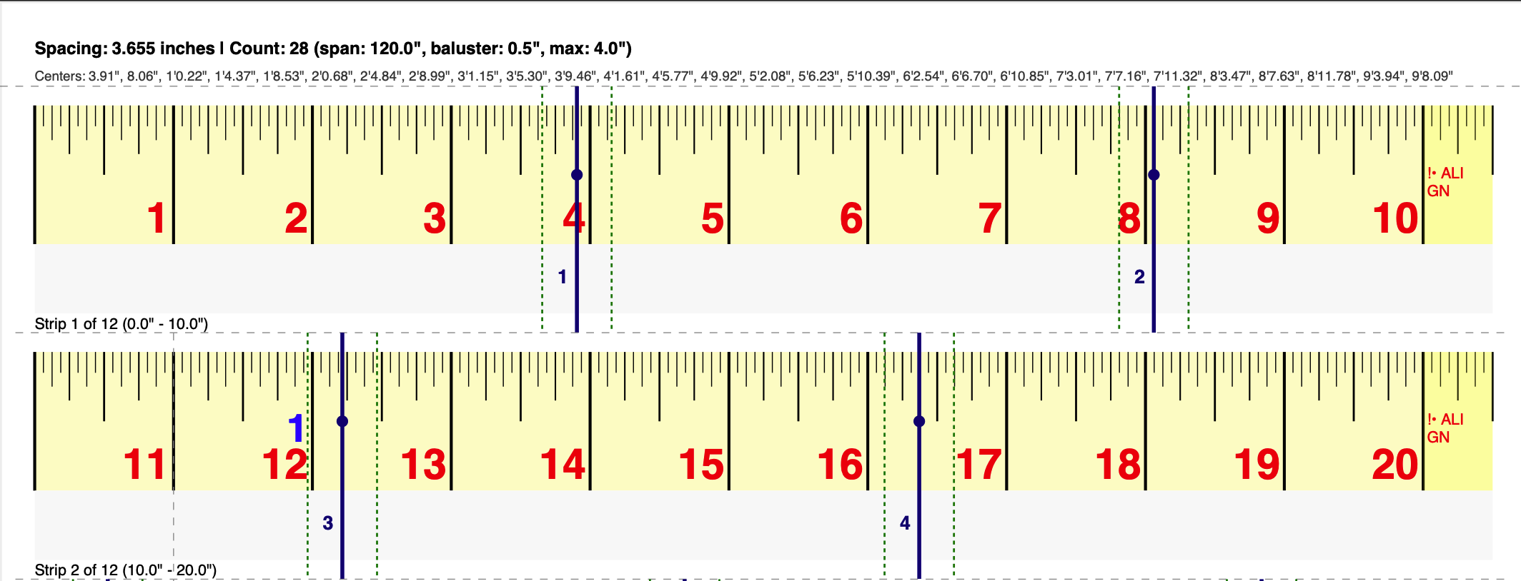 Baluster Spacing Calculator – SpindleSpacing